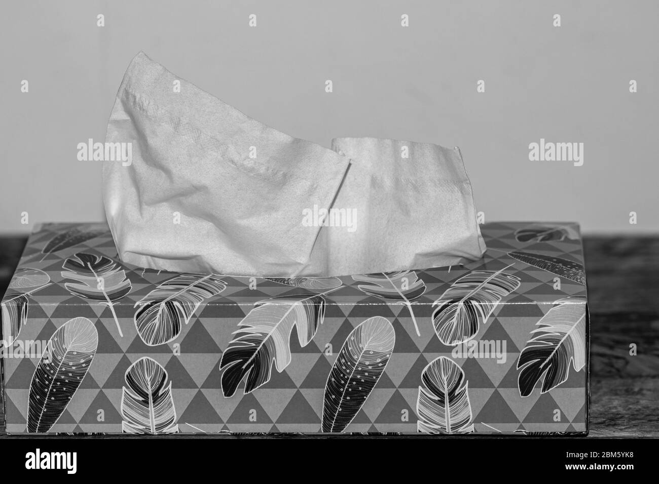 Box tissue Black and White Stock Photos & Images - Alamy