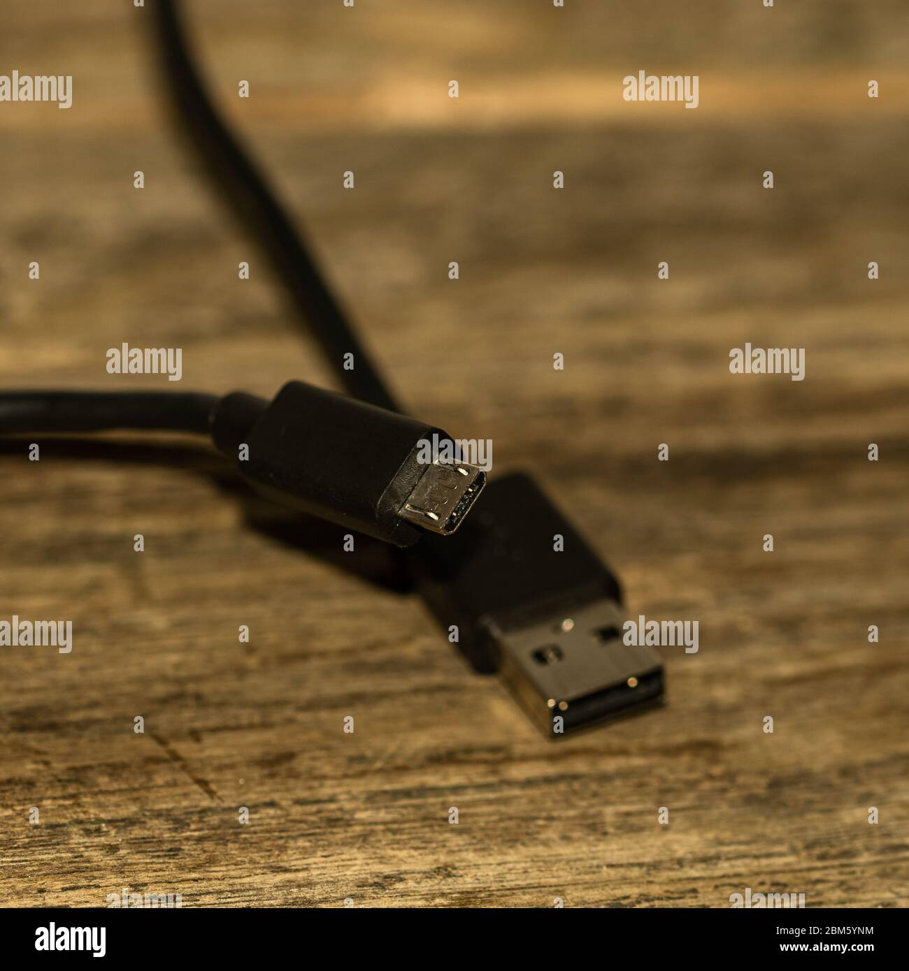 Close up of black USB cable isolated, cable USB connection Stock Photo ...