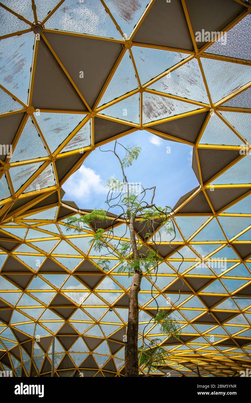 The Perdana Canopy, Kuala Lumpur. A unique structure of modern geometric design, based on the ...