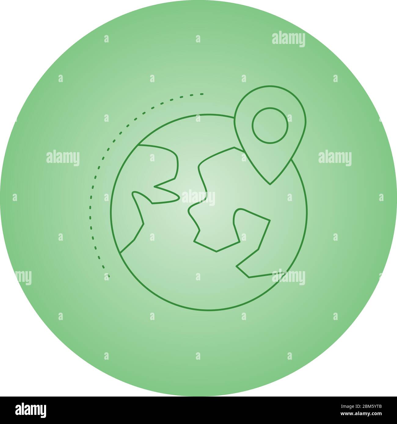 Find on Maps line icon Stock Vector Image & Art - Alamy