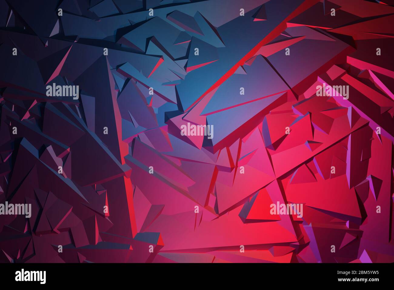 3D Seamless pattern asymmetric and geometric shaped abstract background ...