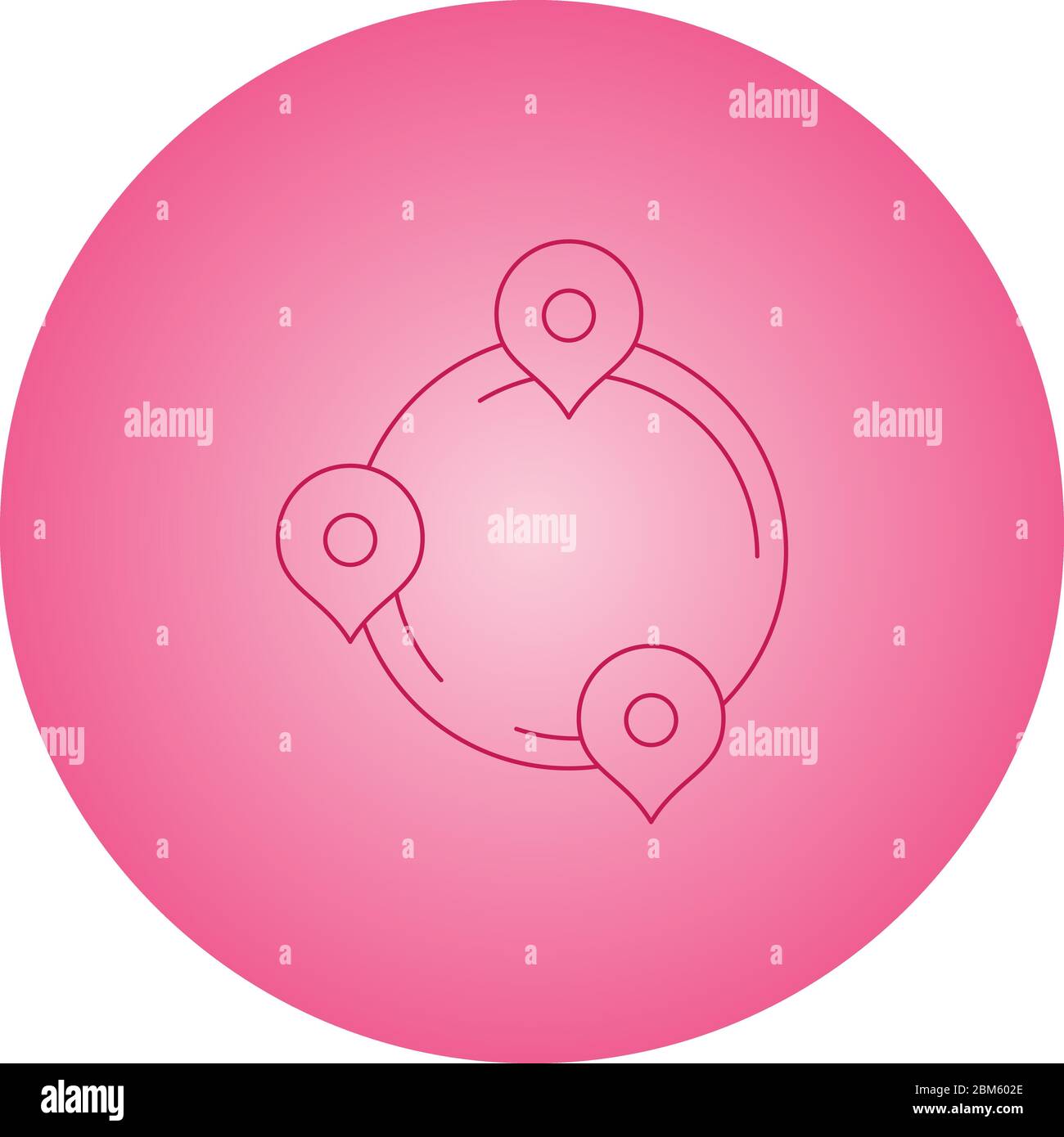 Beautiful Distance Vector line icon Stock Vector Image & Art - Alamy