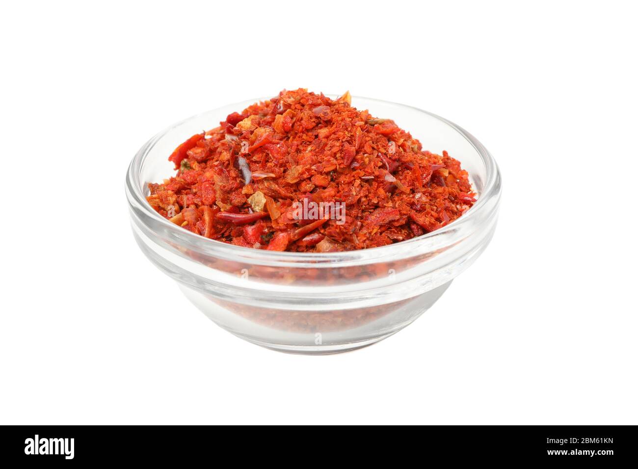 Bowl with pepper powder spice isolated on white background Stock Photo ...
