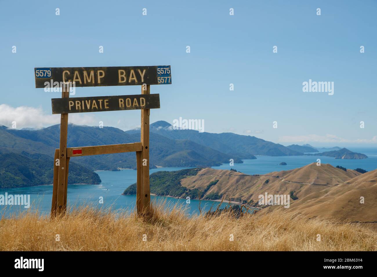French Pass and Camp Bay, Marlborough, New Zealand Stock Photo - Alamy