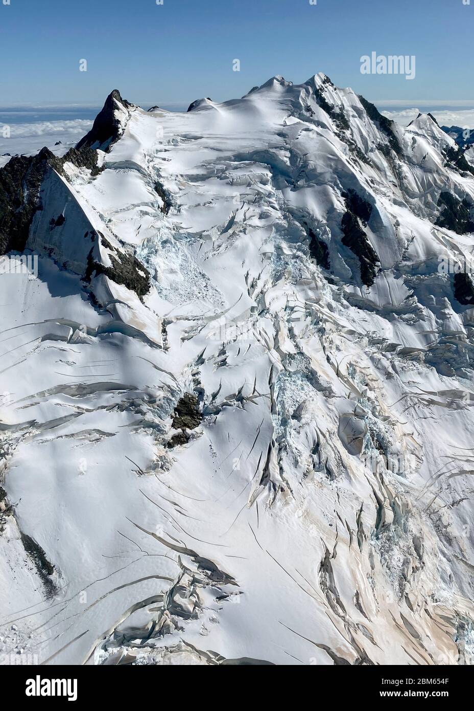 Aerial view mount cook hi-res stock photography and images - Alamy