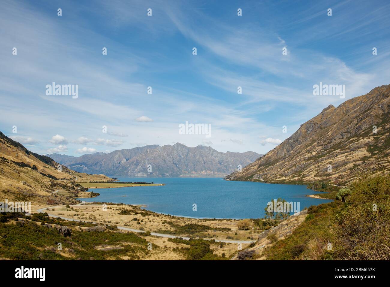 Lake Hawea, Queentown, New Zealand Stock Photo - Alamy