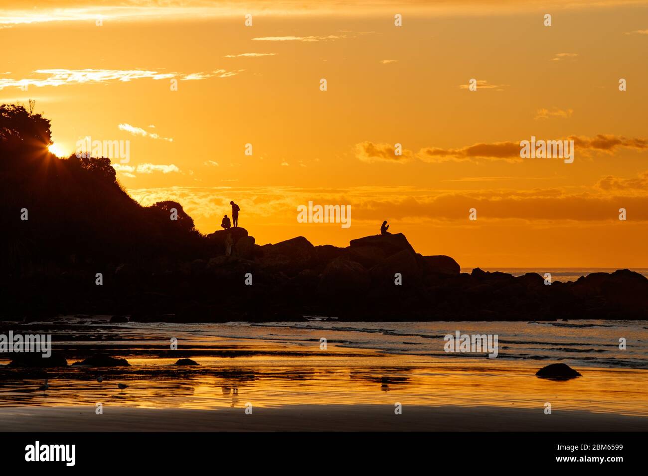 Monkey Island, Te Waewae Bay, New Zealand Stock Photo - Alamy