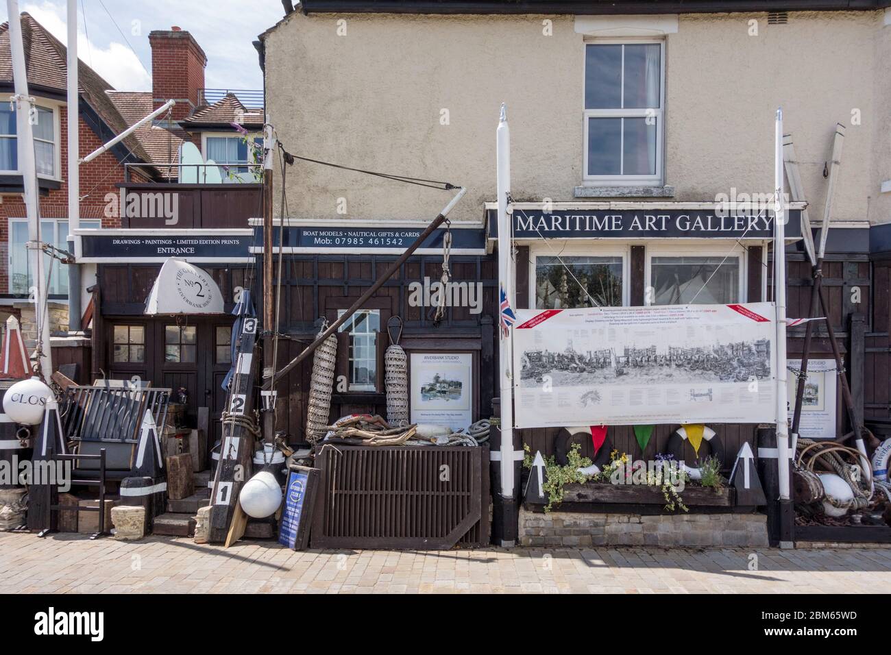 Maritime Art Gallery, Hamble le Rice, Hampshire, UK Stock Photo - Alamy