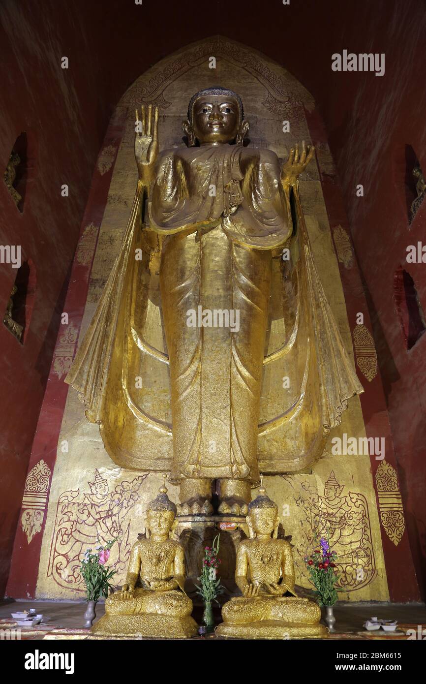 Ananda Phaya Temple in Bagan, Myanmar Stock Photo - Alamy
