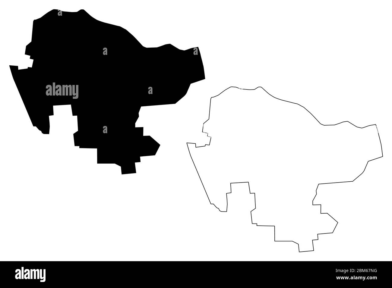 Comilla City (Peoples Republic of Bangladesh, Chittagong Division) map ...