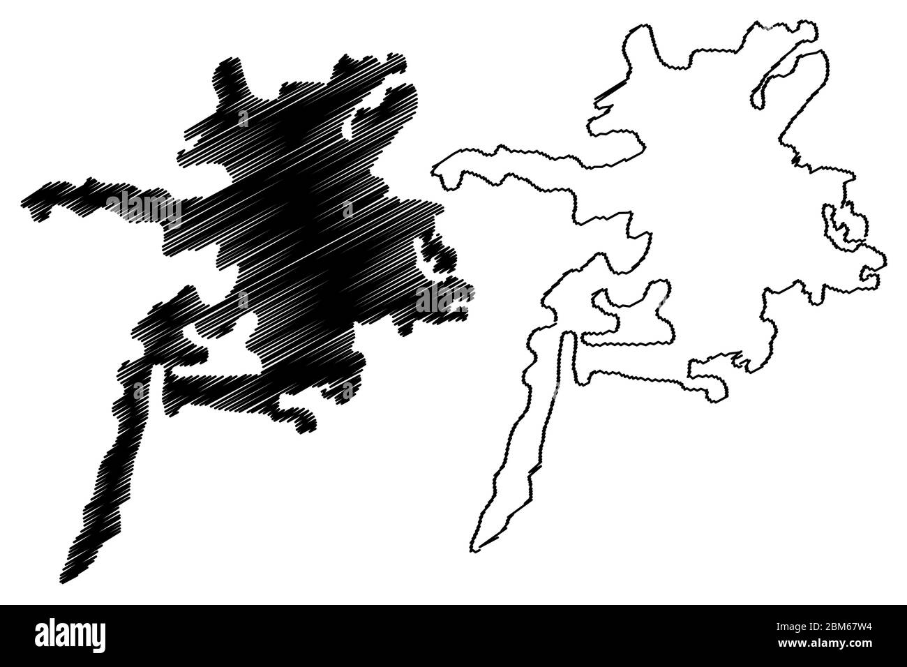 Corum City (Republic of Turkey, Black Sea Region) map vector ...