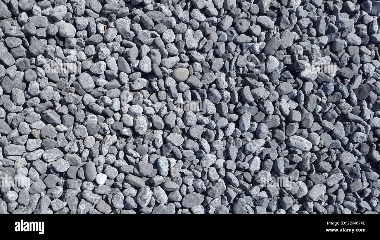 Gravel pebble road surface texture background horizontal Stock Photo ...