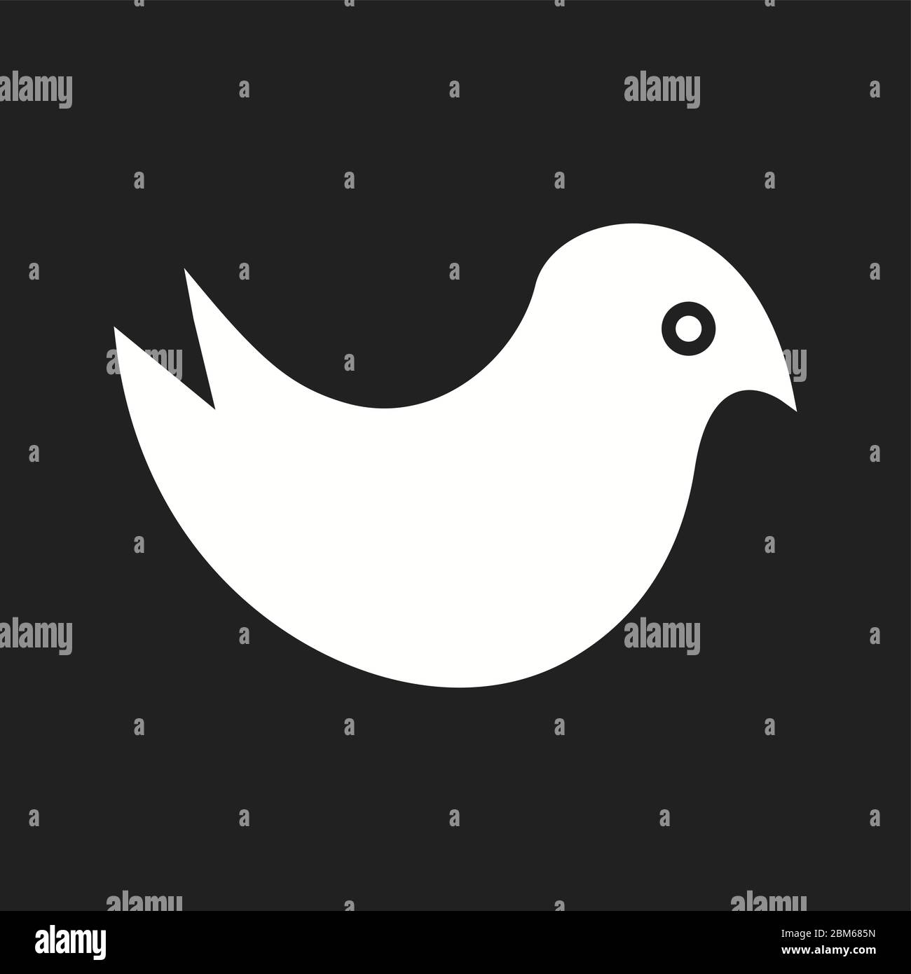 Beautiful Cutie bird Vector Glyph icon Stock Vector Image & Art - Alamy