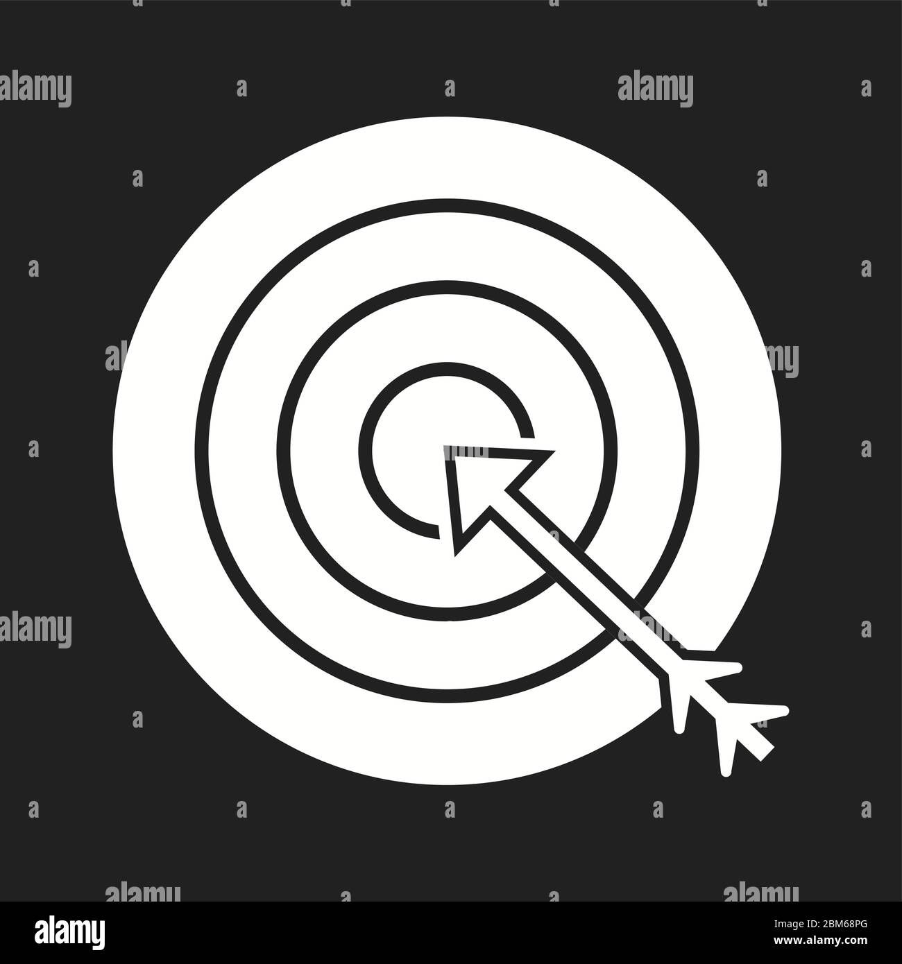 Beautiful Target Vector Glyph icon Stock Vector Image & Art - Alamy