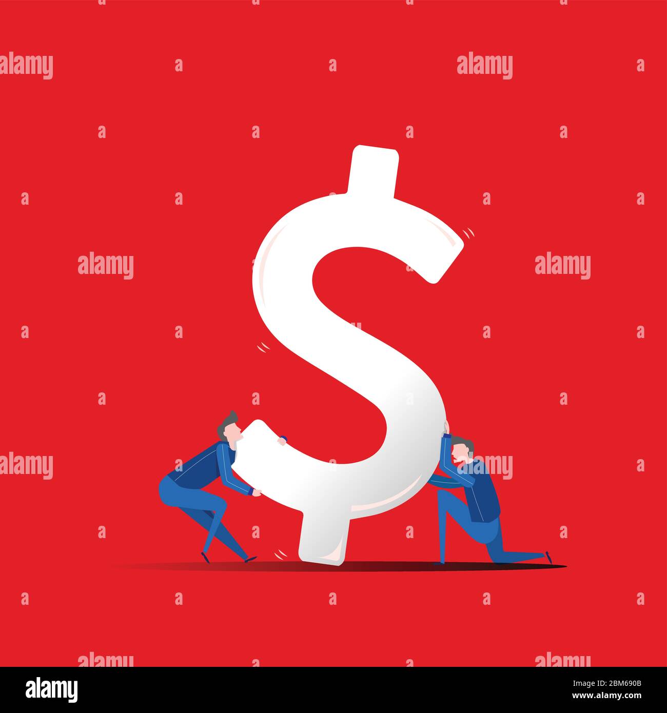 Us dollar devaluation Stock Vector Images - Alamy