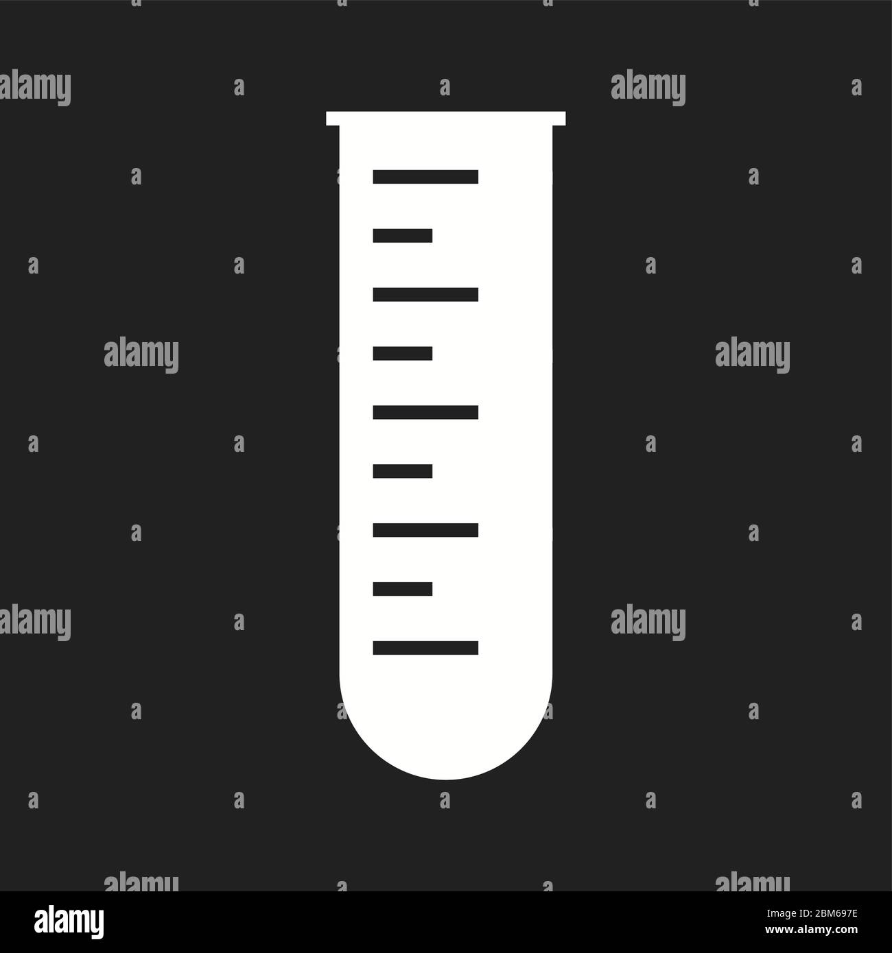 Beautiful Test tube Vector Glyph icon Stock Vector Image & Art - Alamy
