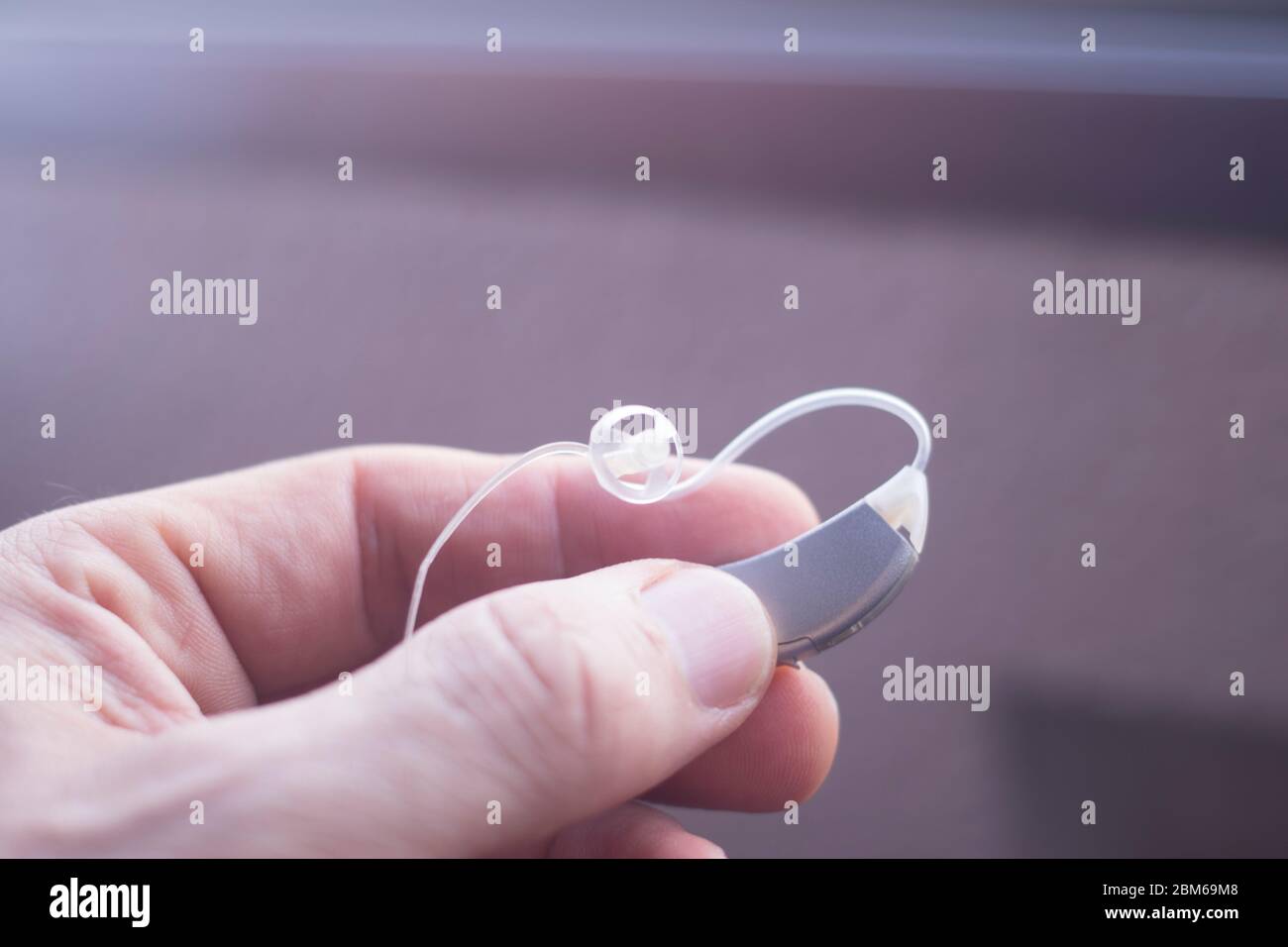 Digital modern technology for deaf people micro hearing aid Stock Photo ...