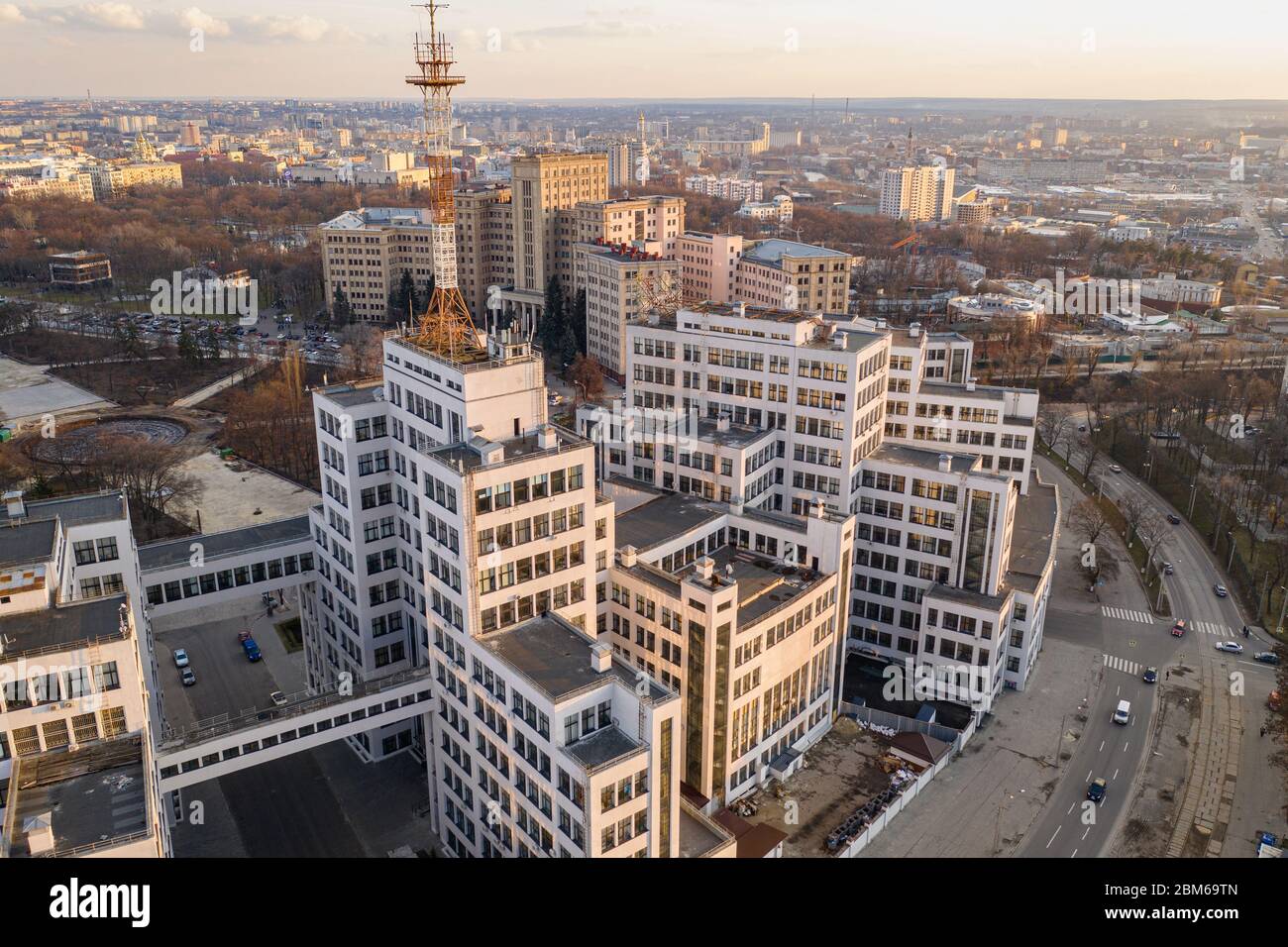 Aerial panorama kharkov city from hi-res stock photography and images ...
