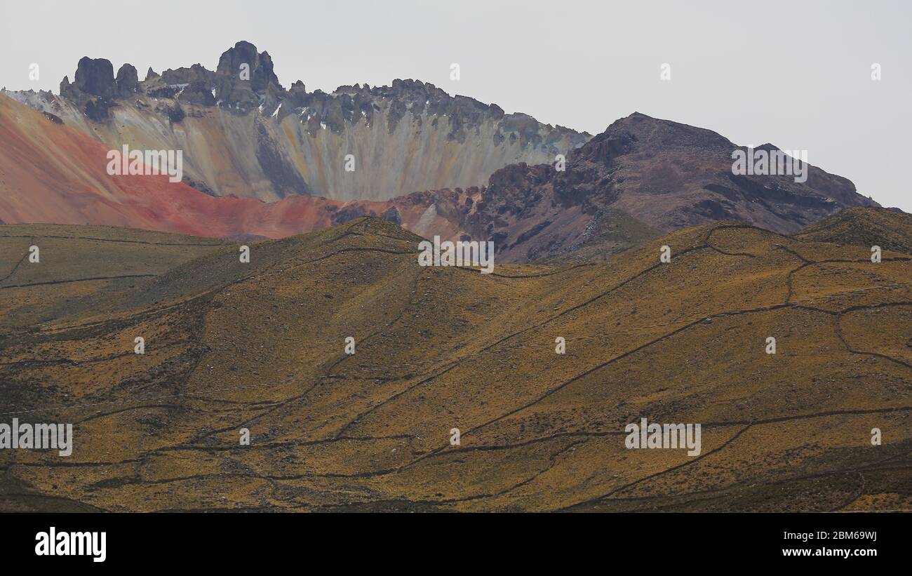 Tunupa volcano, Salar de Uyuni Stock Photo - Alamy