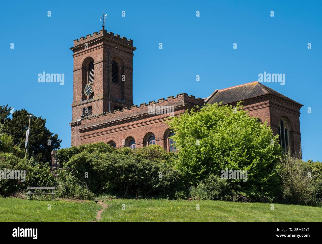 St.John the Baptist Church at Wolverley in Worcestershire Stock Photo ...