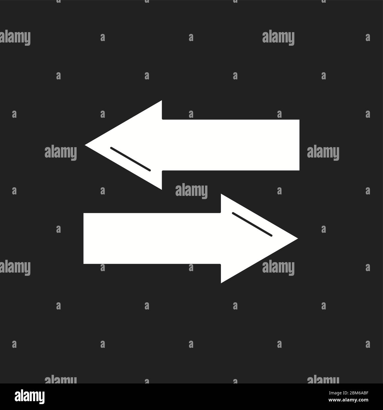 Beautiful Directional arrows Vector Glyph icon Stock Vector Image & Art ...