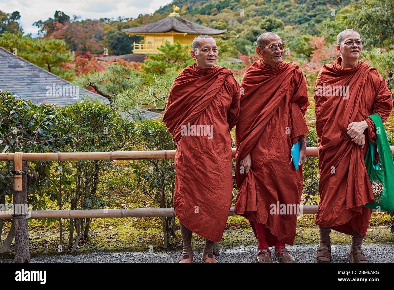 Japan monk zen garden hi-res stock photography and images - Alamy