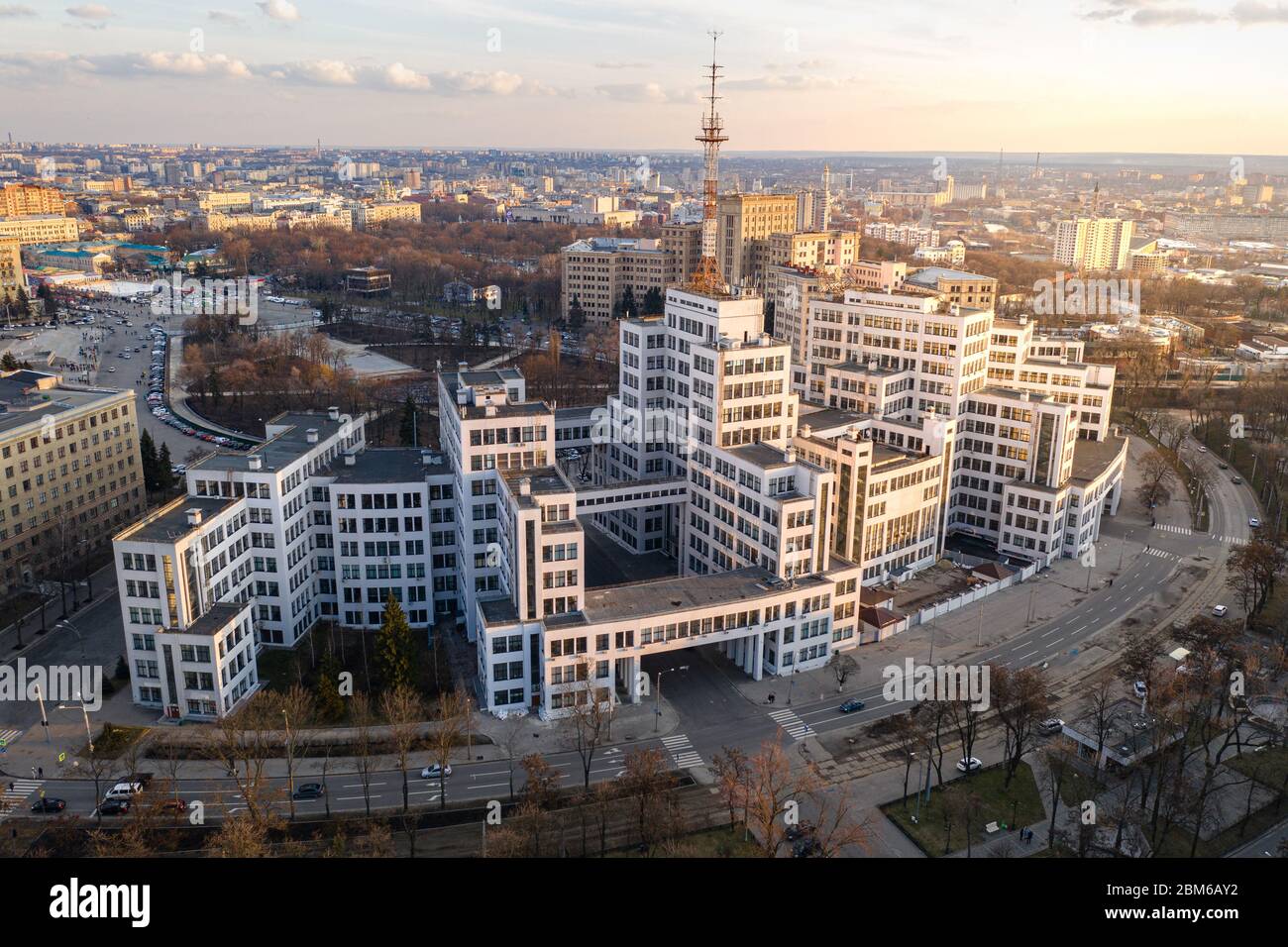 Aerial panorama kharkov city from hi-res stock photography and images ...