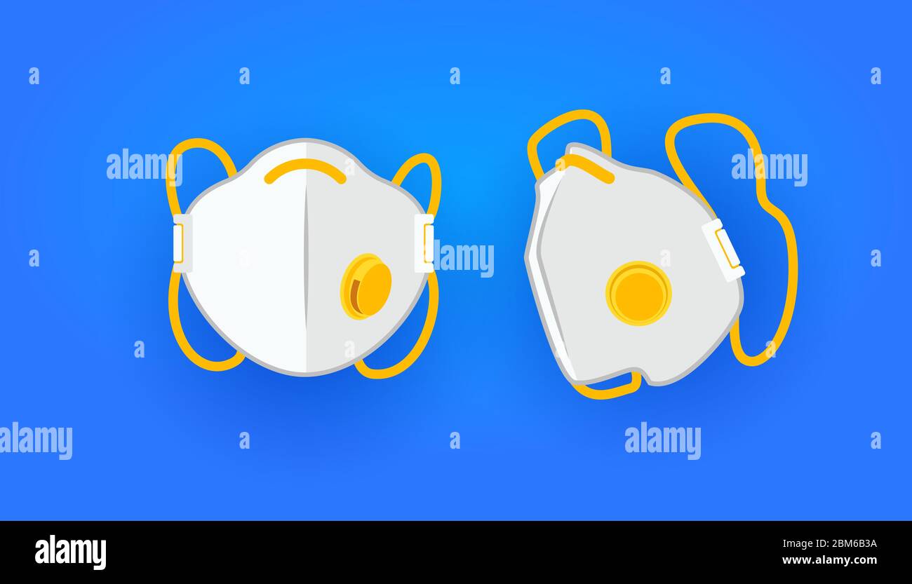 Medical face mask, FFP3 disposable respiratory mask for protection ...