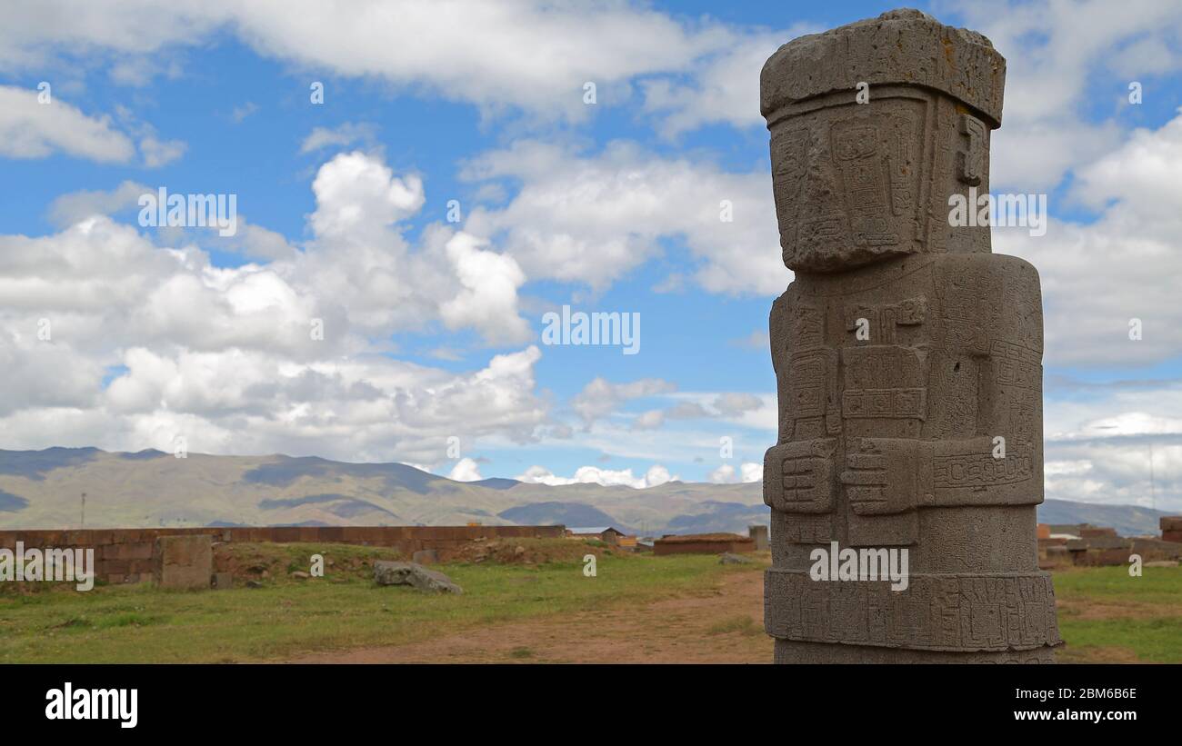 Tiahuanaco hi-res stock photography and images - Alamy