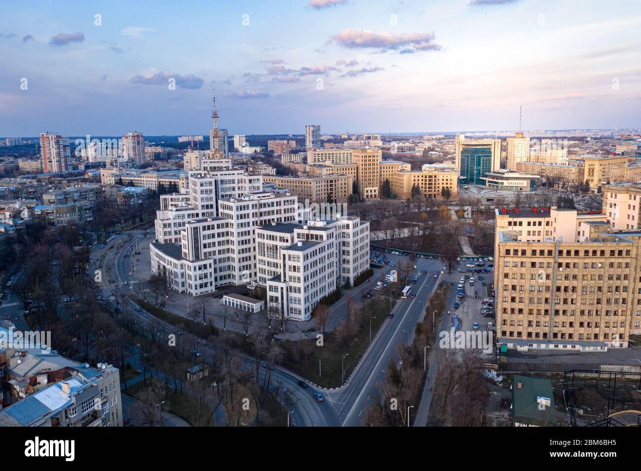 Aerial panorama kharkov city from hi-res stock photography and images ...