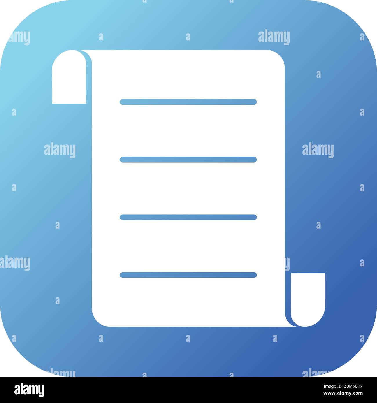 Document glyph icon text hi-res stock photography and images - Alamy