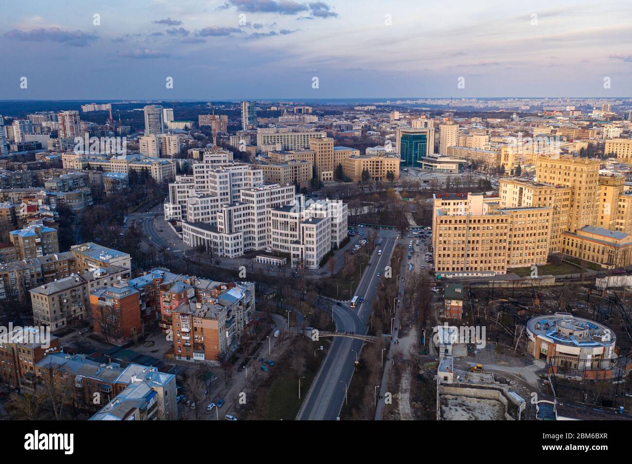 Aerial panorama kharkov city from hi-res stock photography and images ...