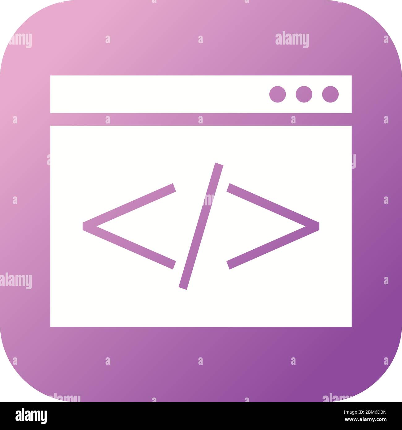 Beautiful Coding Vector Glyph icon Stock Vector Image & Art - Alamy