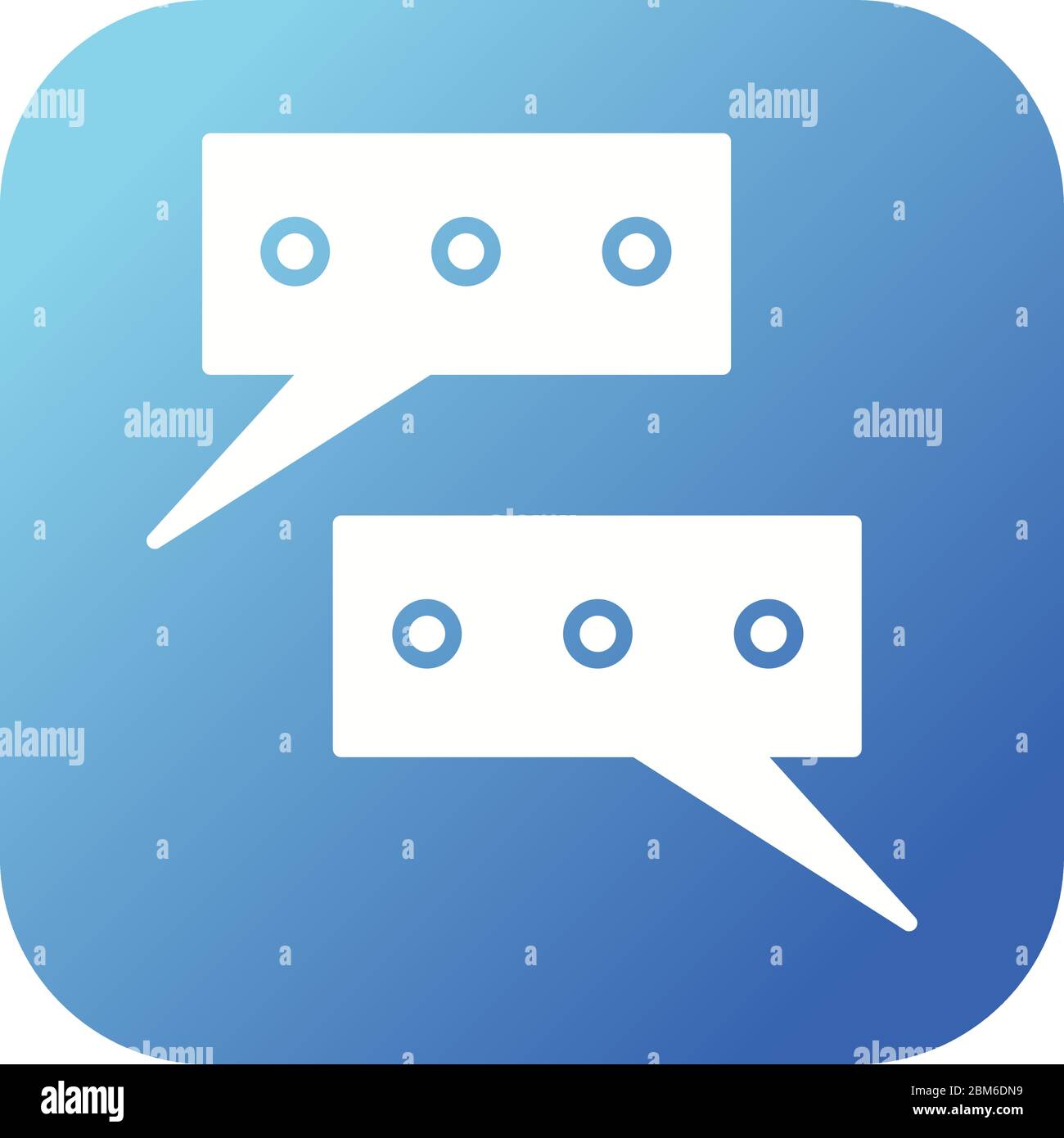Conversations icon vector vectors hi-res stock photography and images ...