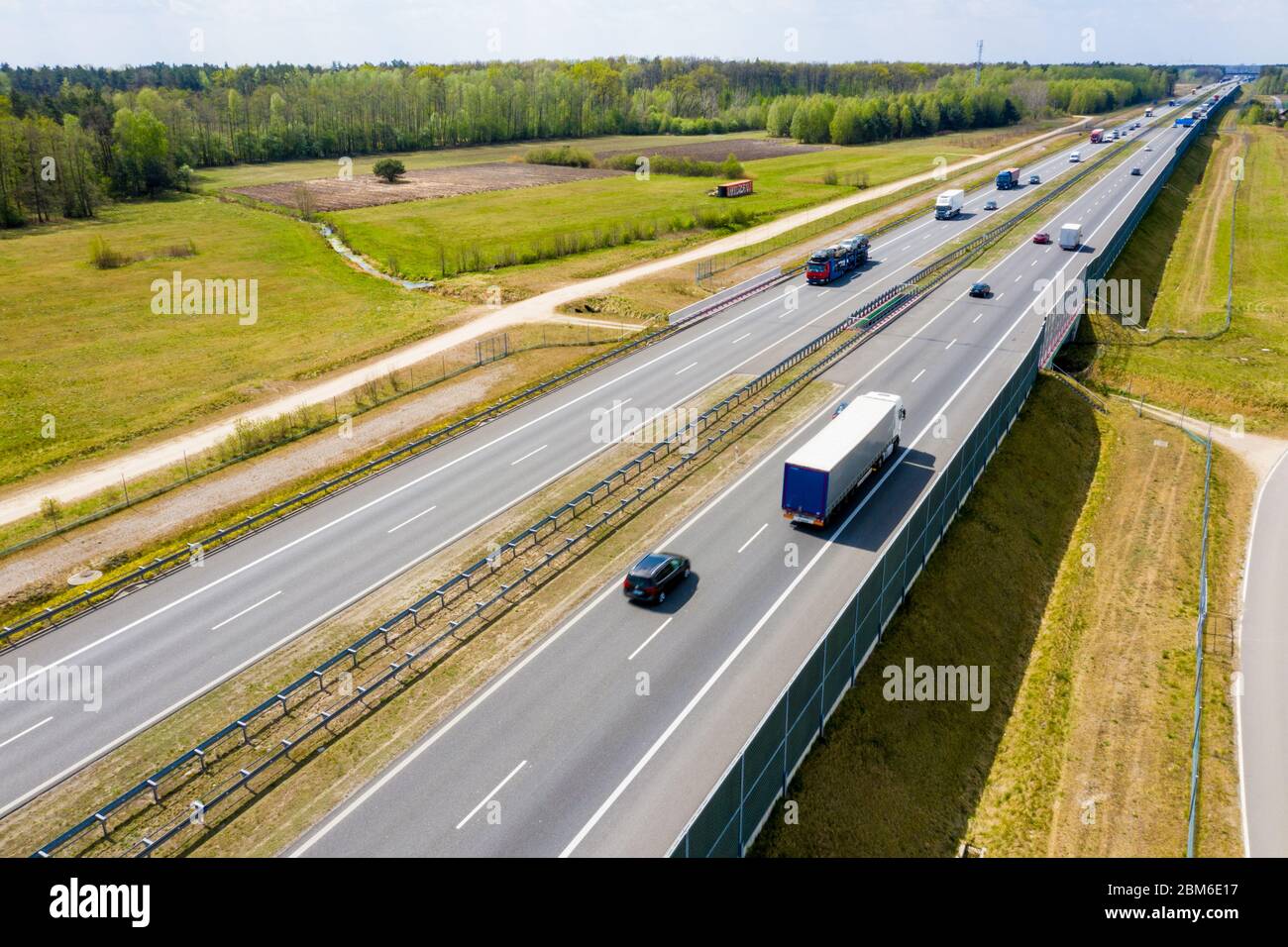 Aerial drone flying across beautiful hi-res stock photography and ...
