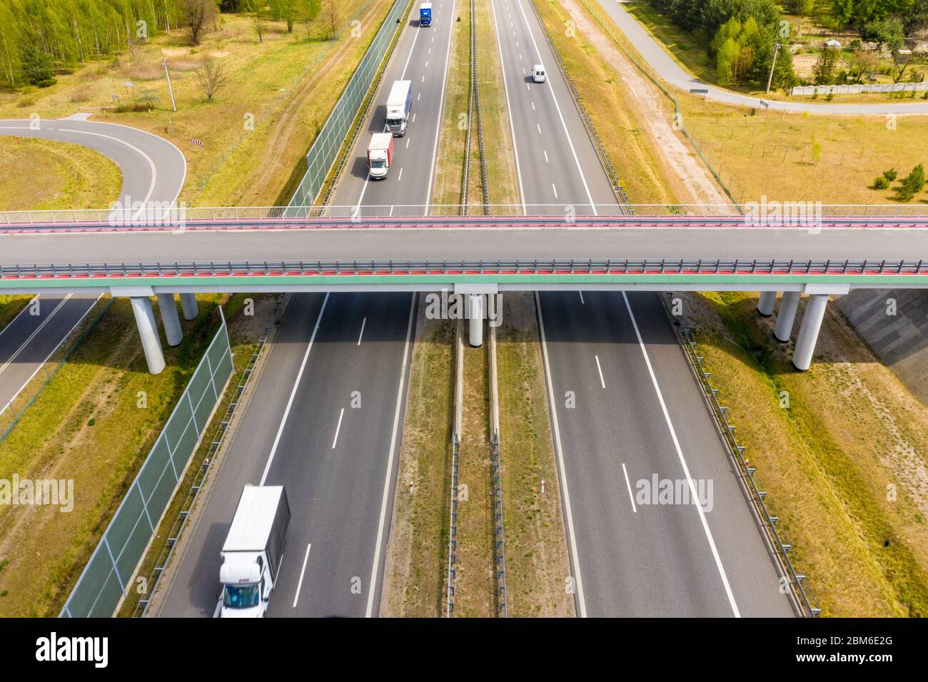 Cargo truck cars driving across hi-res stock photography and images - Alamy