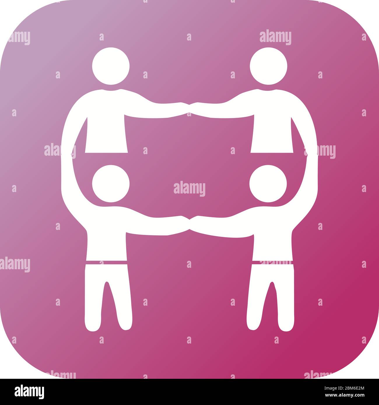 Beautiful Teamwork Vector Glyph icon Stock Vector Image & Art - Alamy