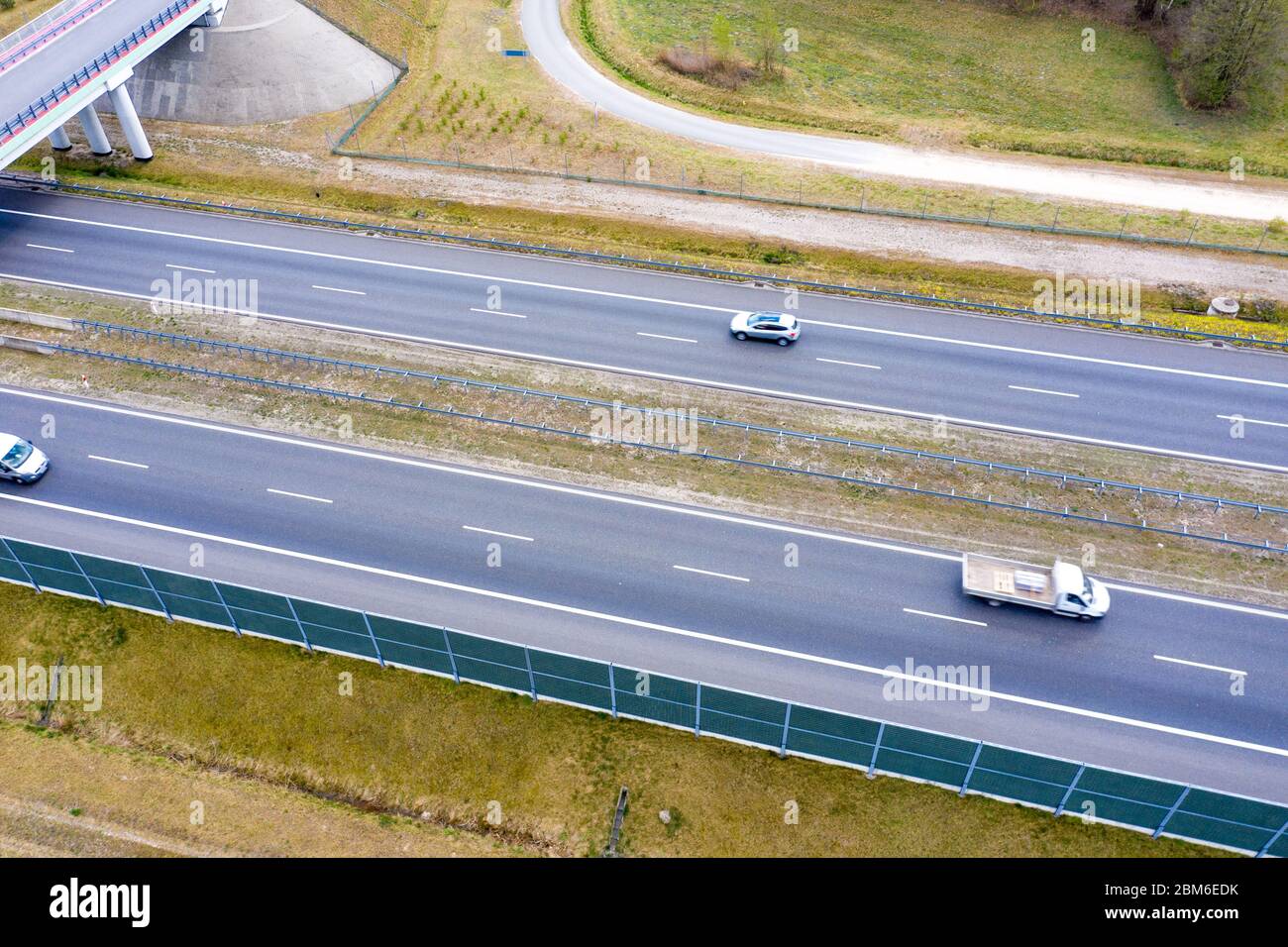 Aerial drone flying across beautiful hi-res stock photography and ...