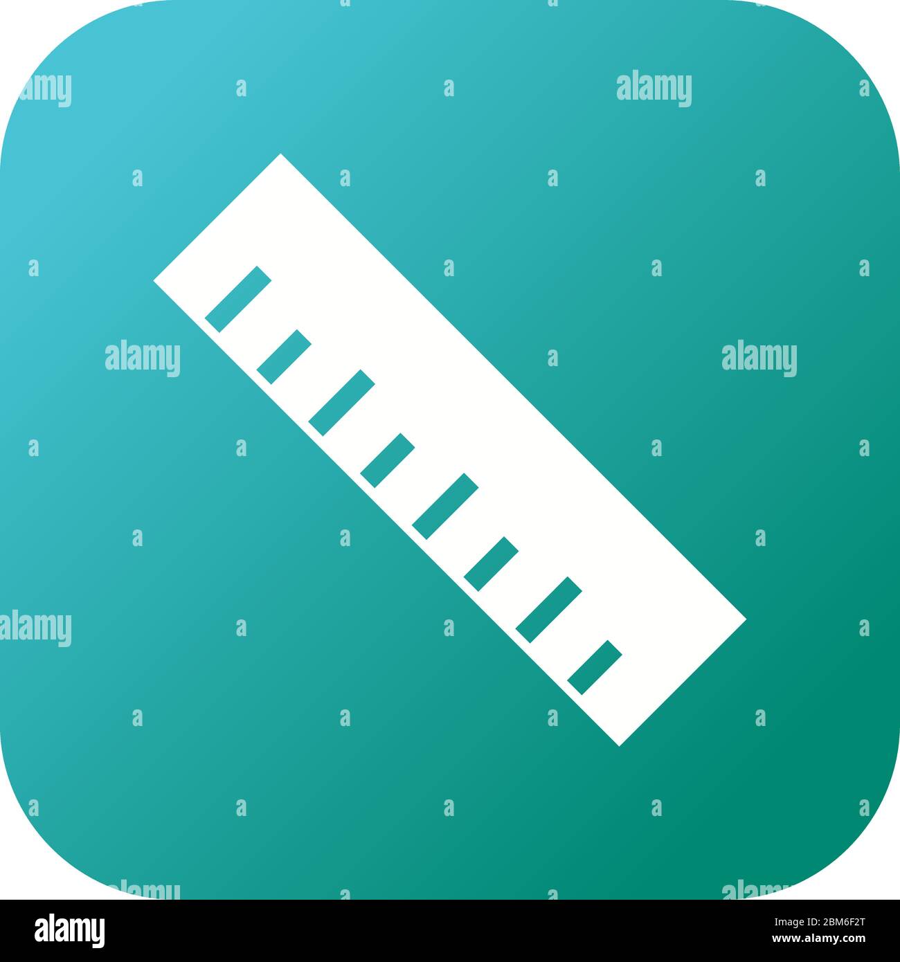 Beautiful Ruler Vector Glyph icon Stock Vector Image & Art - Alamy