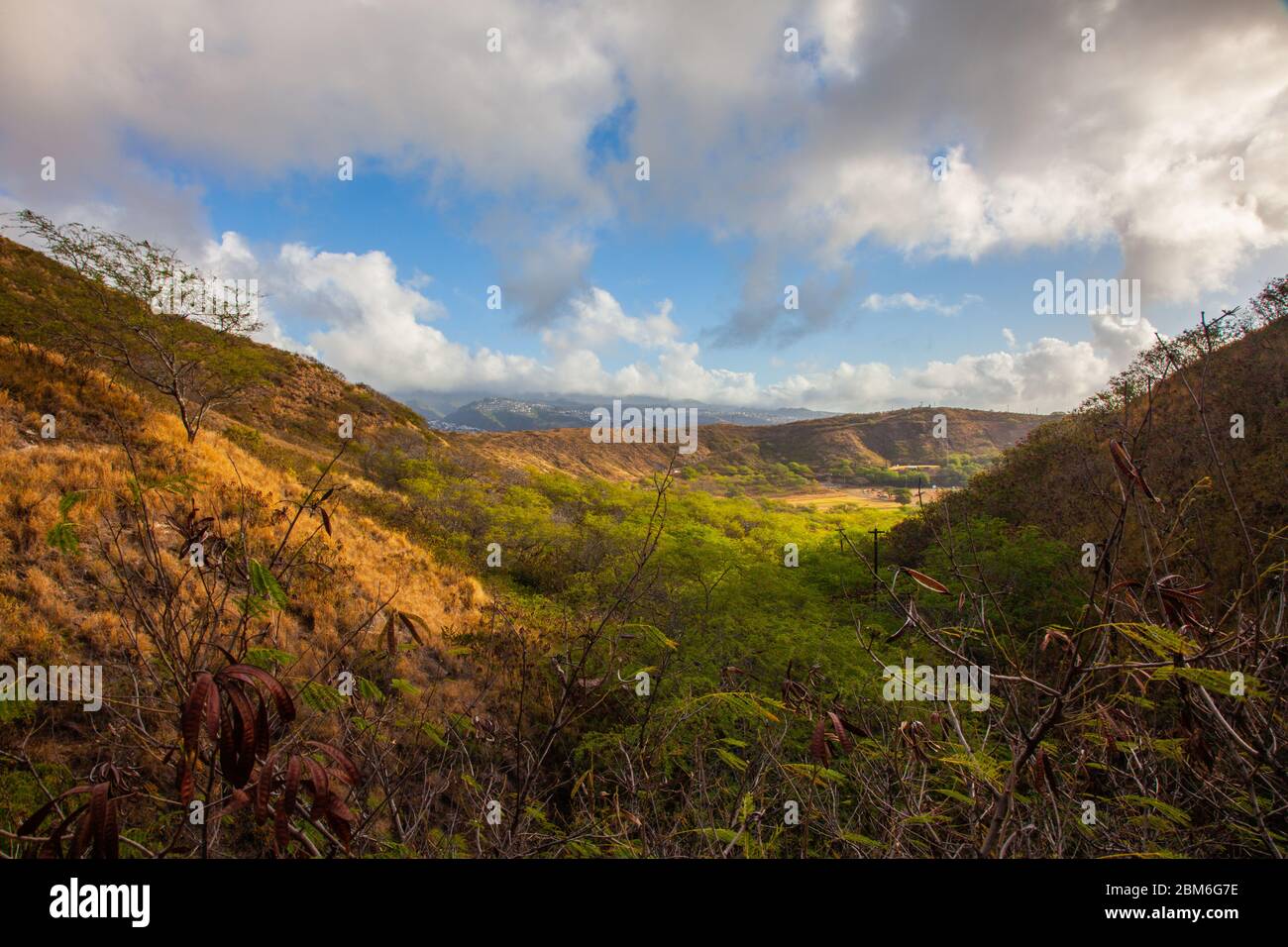 Diamond Head State Monument,Honolulu,Oahu,Hawaii,USA Stock Photo - Alamy