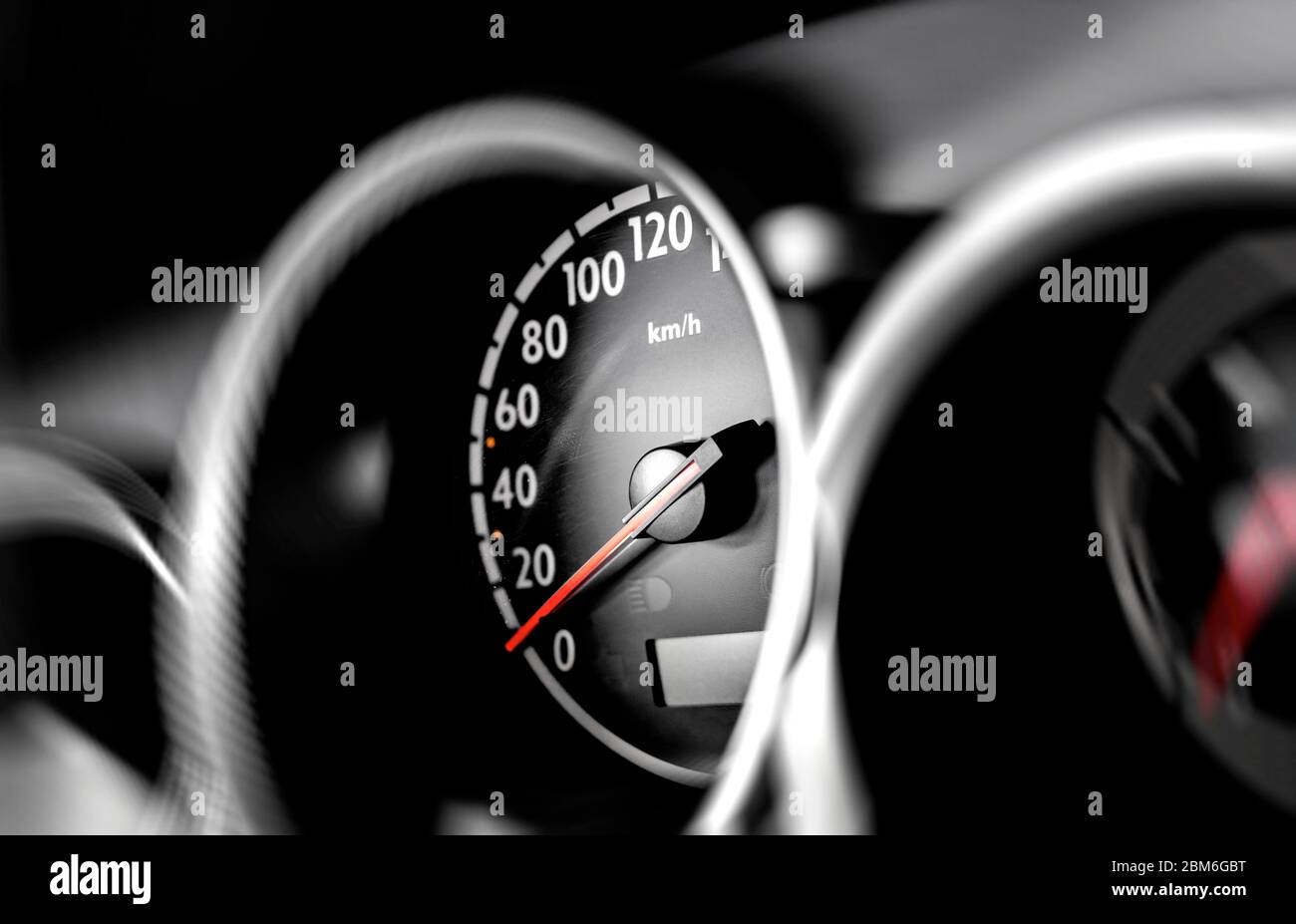 Car speedometer, close up Stock Photo - Alamy