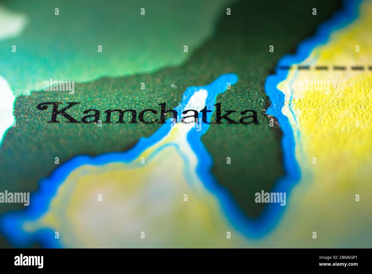 Kamchatka peninsula map hi-res stock photography and images - Alamy