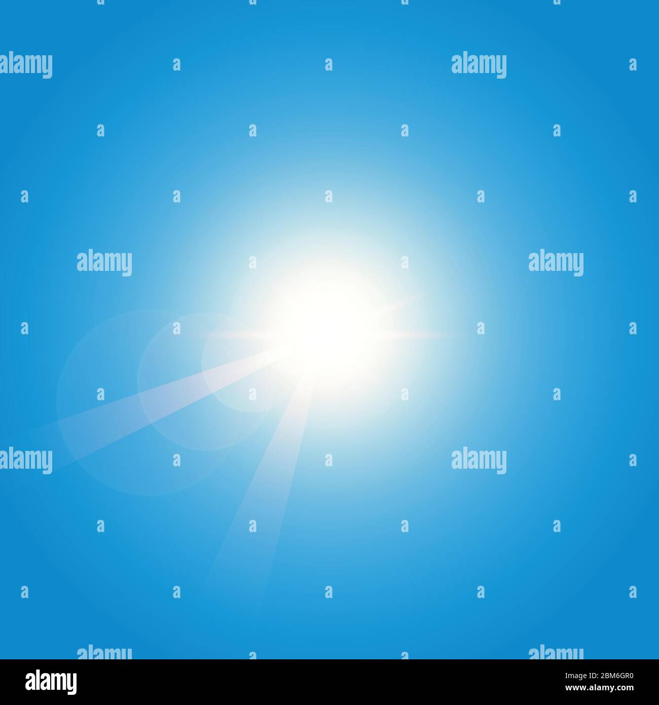 blue sunny sky summer background vector illustration EPS10 Stock Vector ...