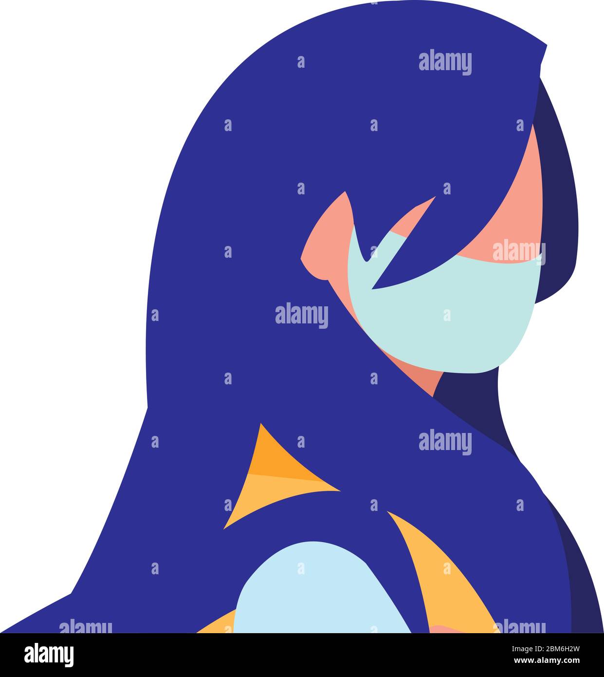 Country woman wearing medical Cut Out Stock Images & Pictures - Alamy