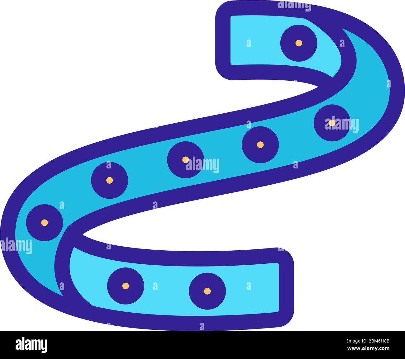 led strip icon vector outline illustration Stock Vector Image & Art - Alamy