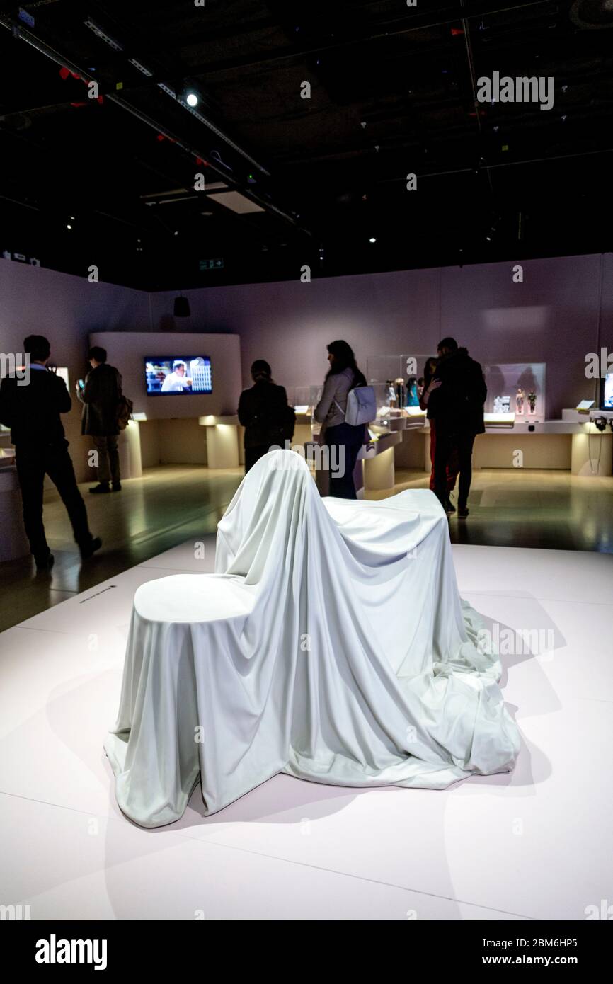 'I is...' marble sculpture by Ryan Gander at the 'Play Well' exhibition ...