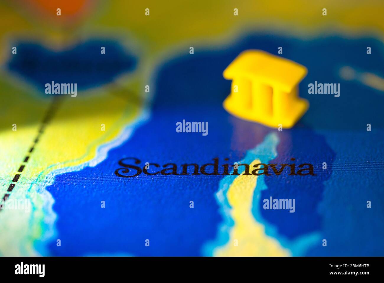 Scandinavia political map hi-res stock photography and images - Alamy