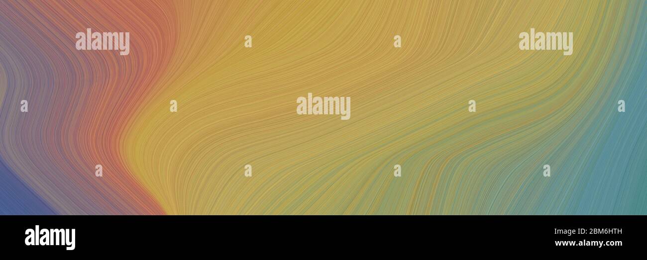 futuristic colorful curves header design with dark khaki, slate gray ...