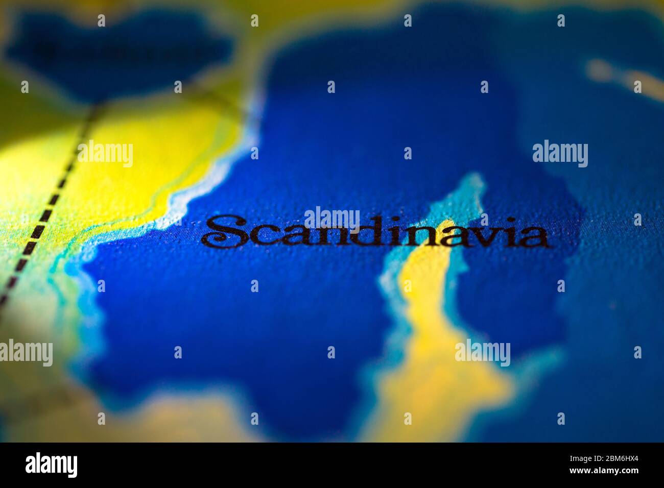A map of scandinavia