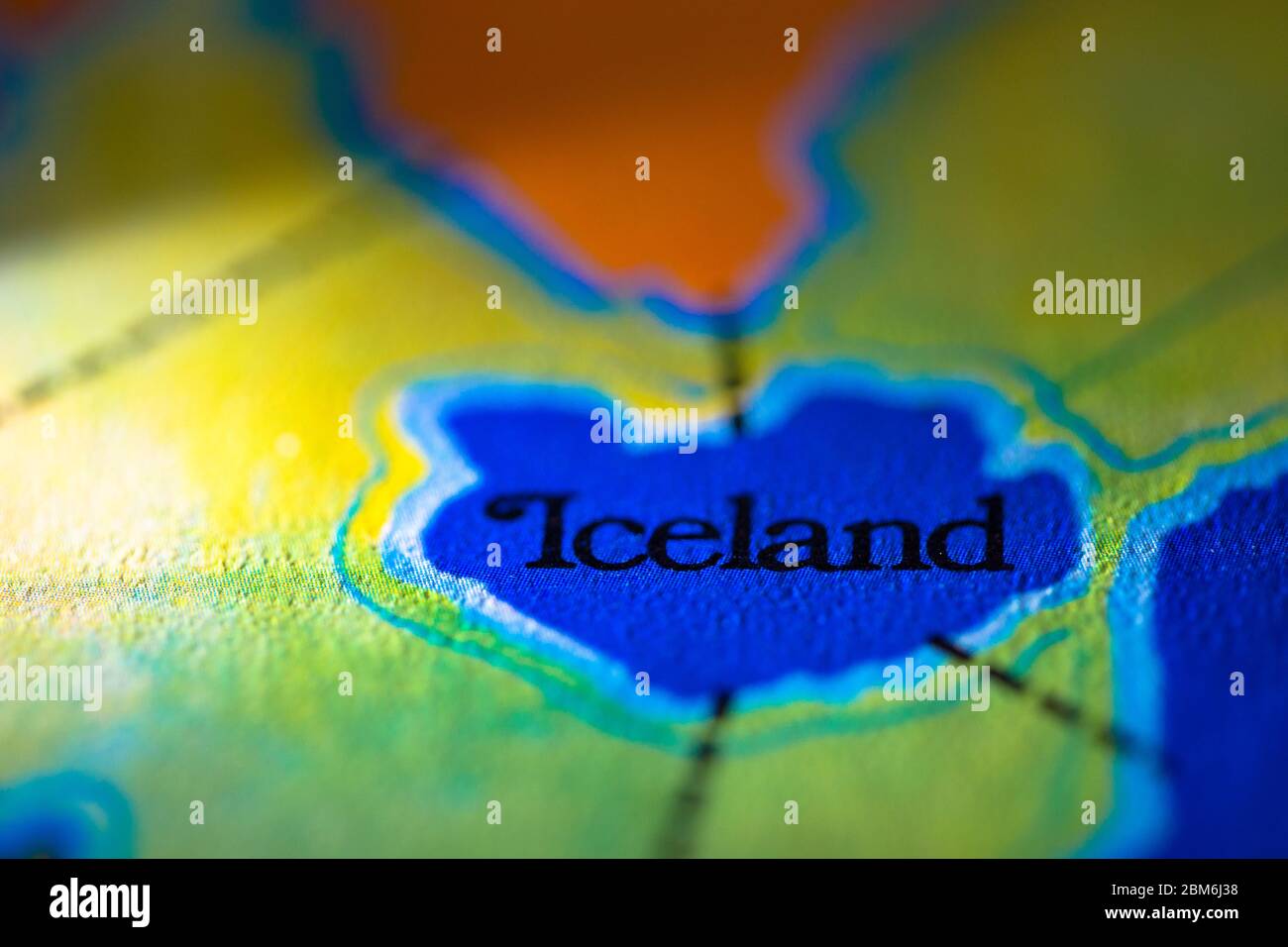 Iceland political map hi-res stock photography and images - Alamy